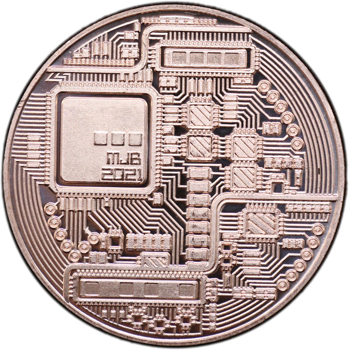 Bitcoin 2021 Collectors Edition 1 oz 999 Fine Copper Round – Noble Arizona